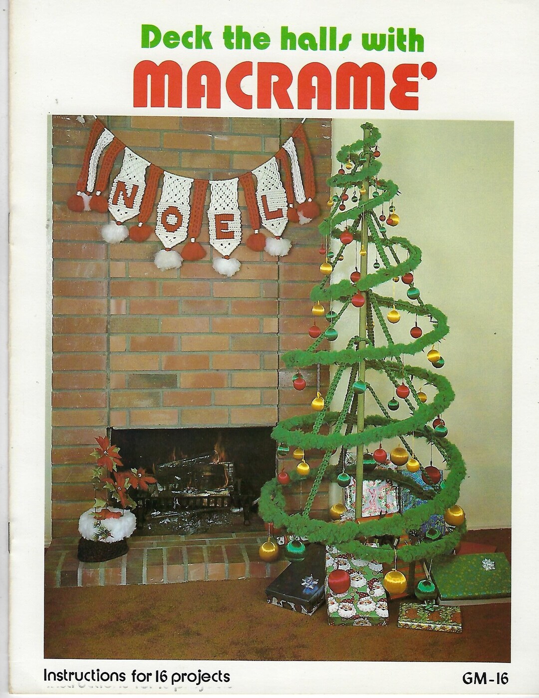 Deck the Halls With Macrame - Craft Book With Christmas Holiday ...