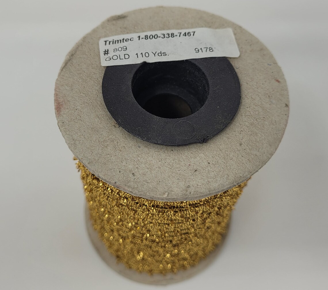 Bulk Spool Metallic Gold 3mm 1/8 Craft Sewing Trim | Etsy