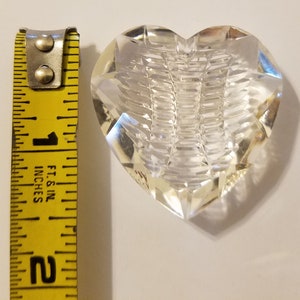 Pack of 8 Crystal Clear Acrylic Plastic Large 40mm Heart Beads Charms ...