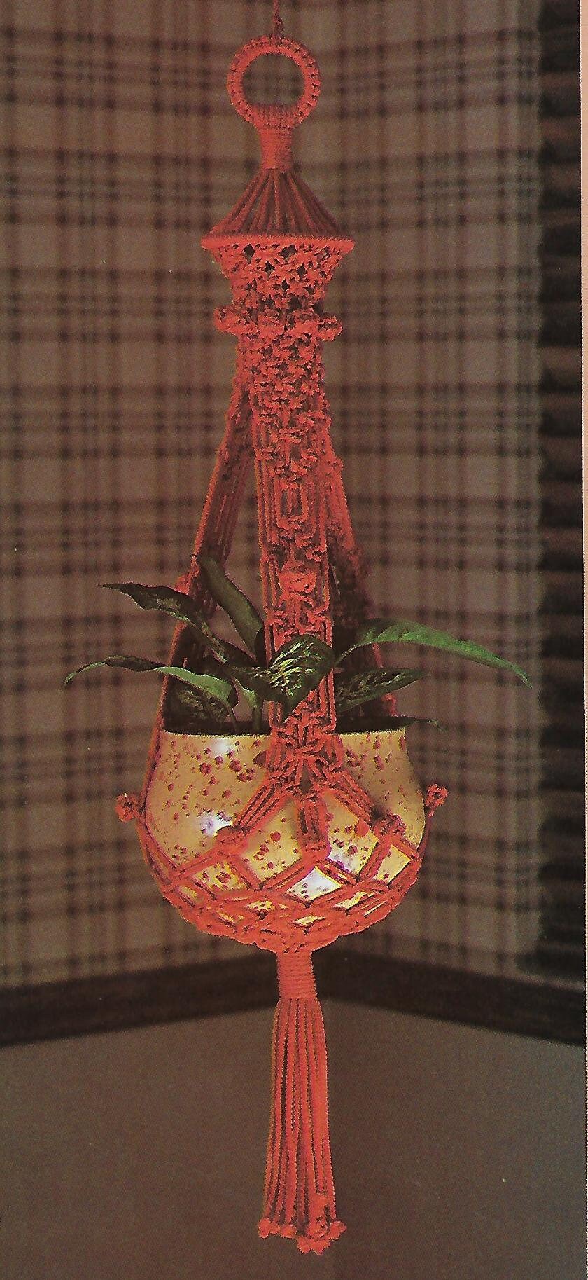 PDF ONLY Step Four Single & Double Macrame Plant Hangers | Etsy