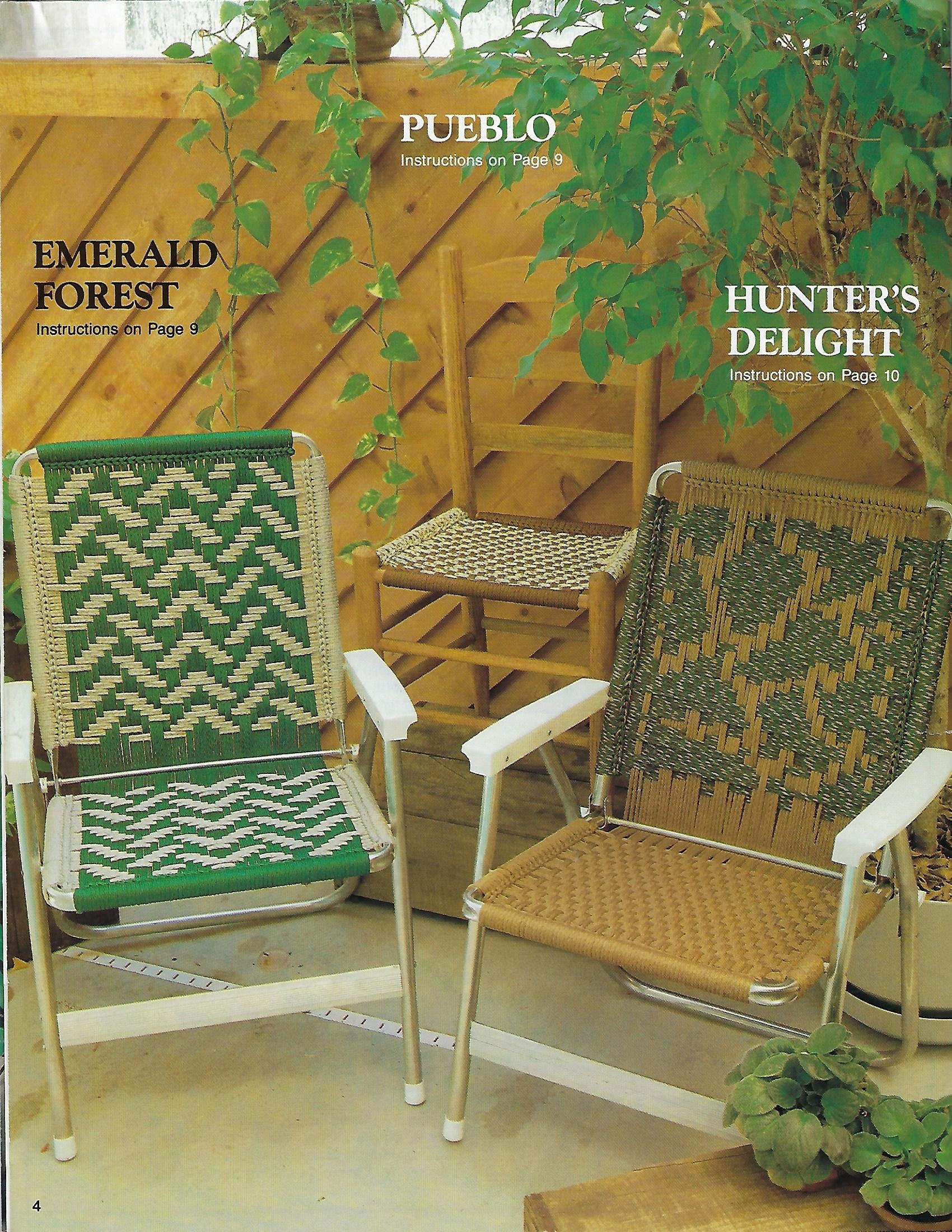 PDF ONLY Seating Patterns for Macrame Chairs Lawn Chair | Etsy