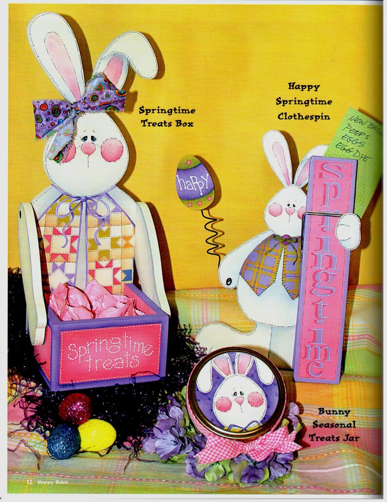 Happy Habit Sandi Strecker Acrylic Decorative Painting Holiday - Etsy