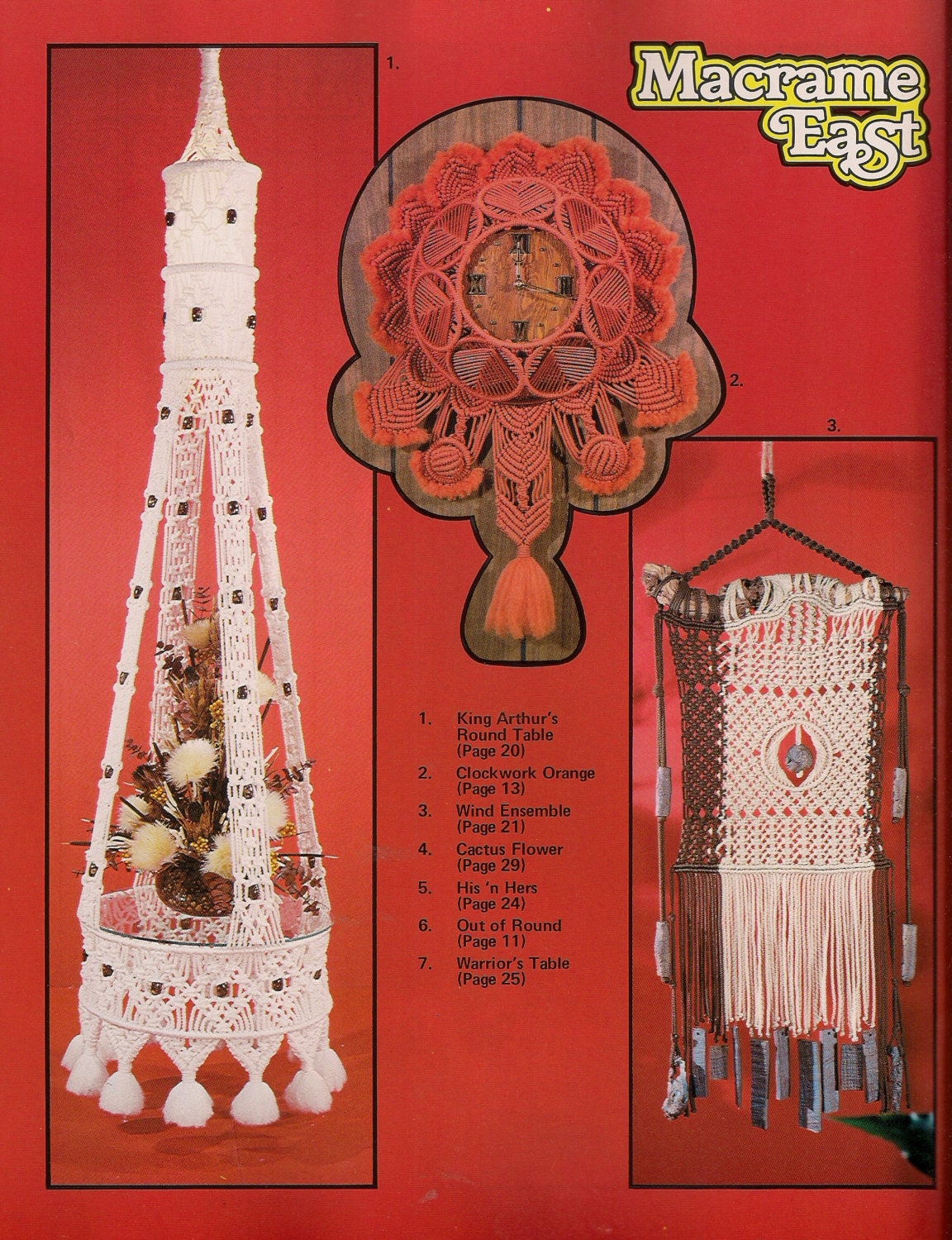 Craft Book Macrame East Patterns & Instructions - Etsy