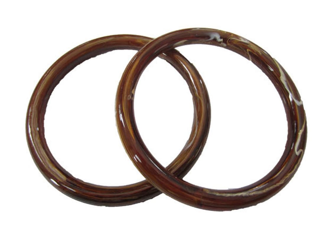 5" Round Vintage Plastic Handbag Purse Handles - Etsy