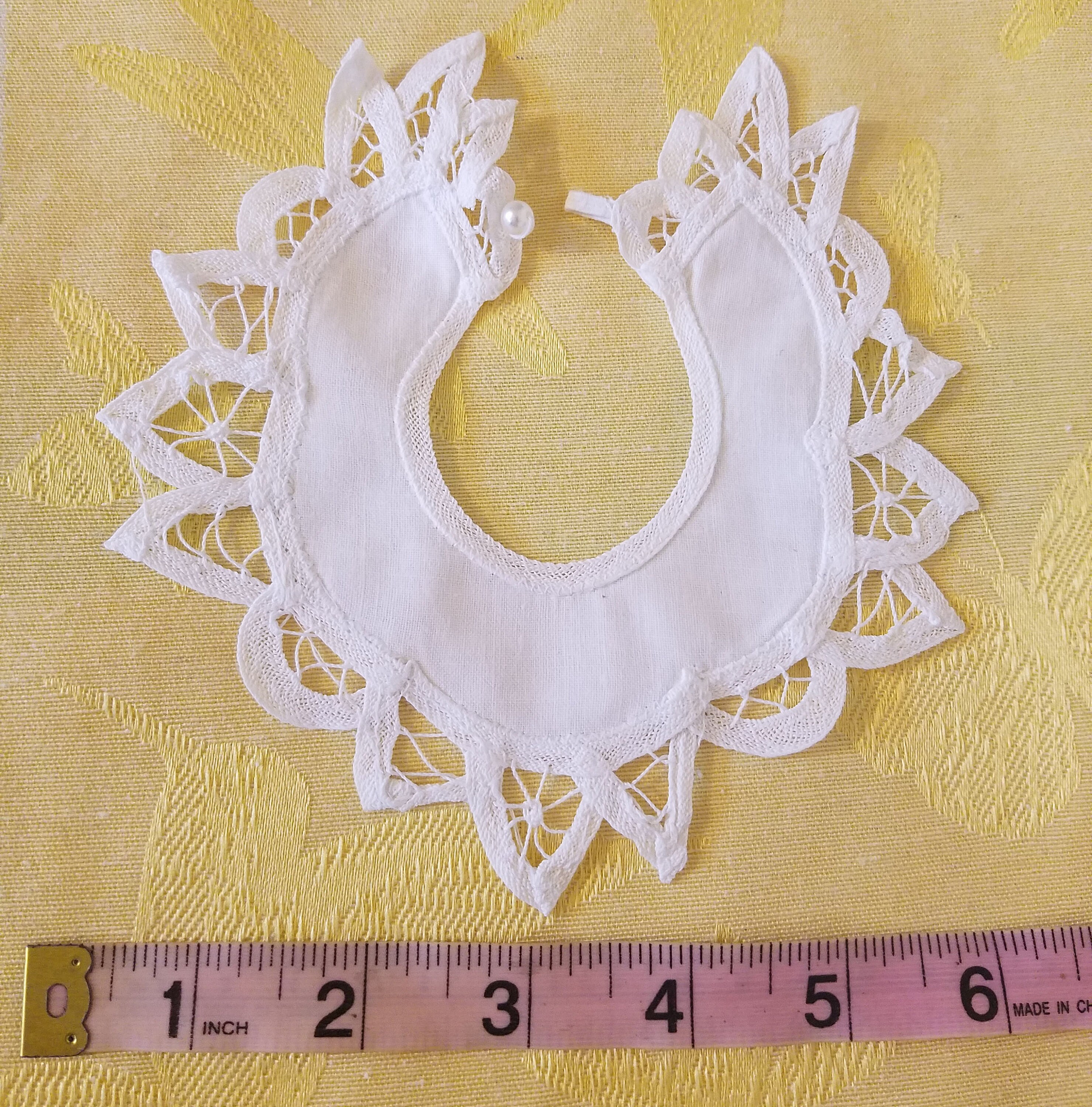 Pack of 12 Battenburg Lace White Cotton 4" or 6" Victorian Crocheted ...
