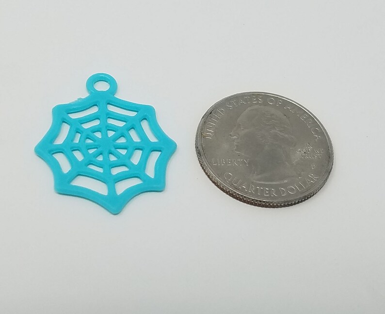 144 Pcs Plastic Filigree Spiderweb Cob Web Halloween Charms - Etsy