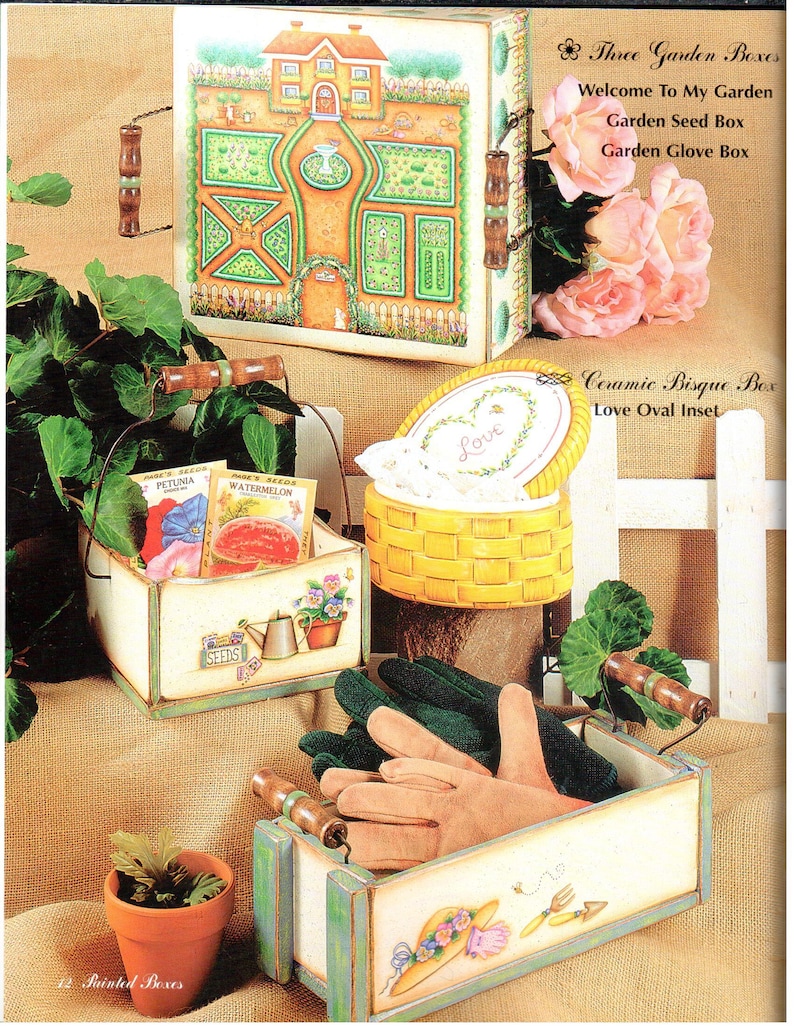 A Collection of Painted Boxes Charming Keepsake Boxes for the - Etsy