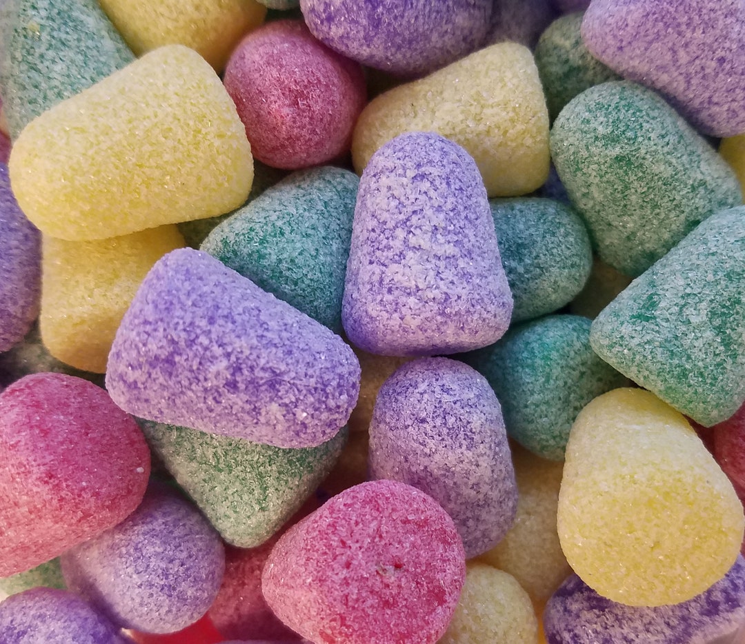 100 Pcs Large Sugared Gumdrop Sugar Coated Gum Drop Candy Christmas ...