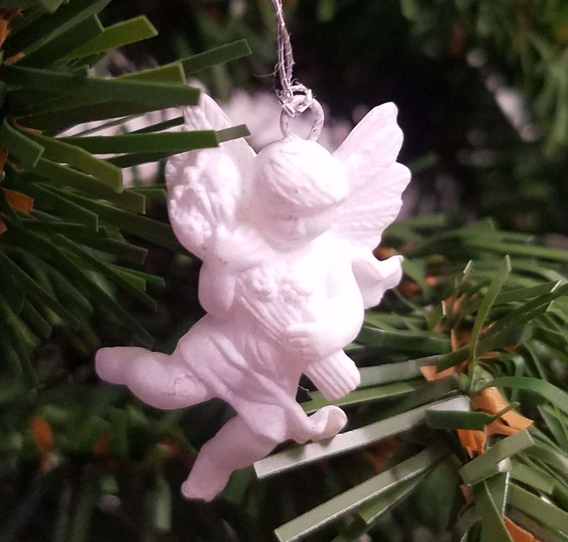 Lot of 12 Vintage Miniature 1-1/4 White Angel Craft - Etsy