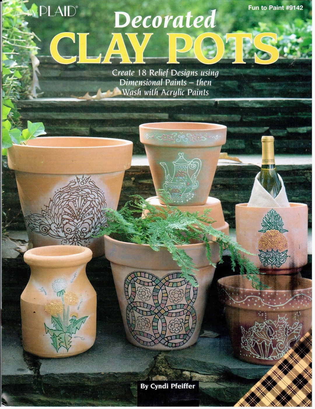 Decorated Clay Pots Garden Planters Decorative Painting Craft Book ...