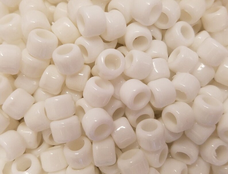 1,000 Pcs Plastic Pony Beads Large 7.5mm X 10mm for Jewelry Crafts - Etsy