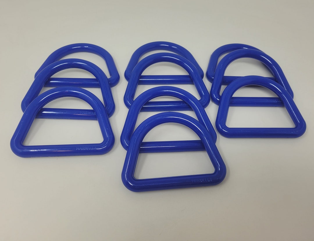 Lot of 10 Marbella Small Dee Shaped Plastic Acrylic Craft D Rings - Etsy