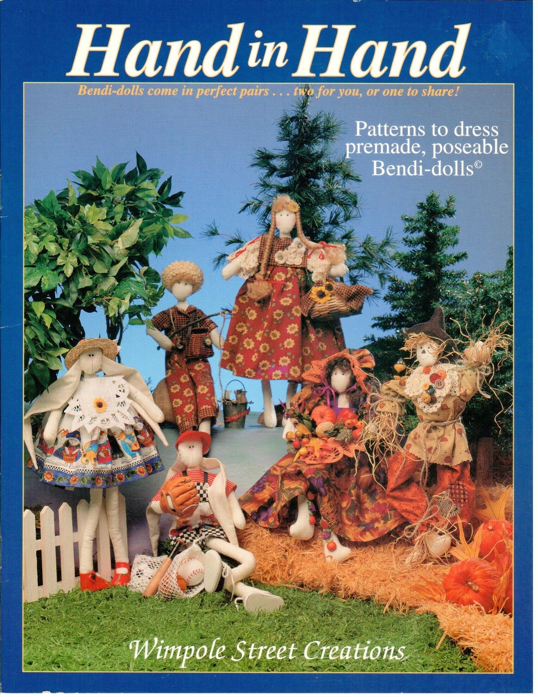 Hand in Hand Bendi-dolls Outfit Sewing Patterns Vintage Craft ...
