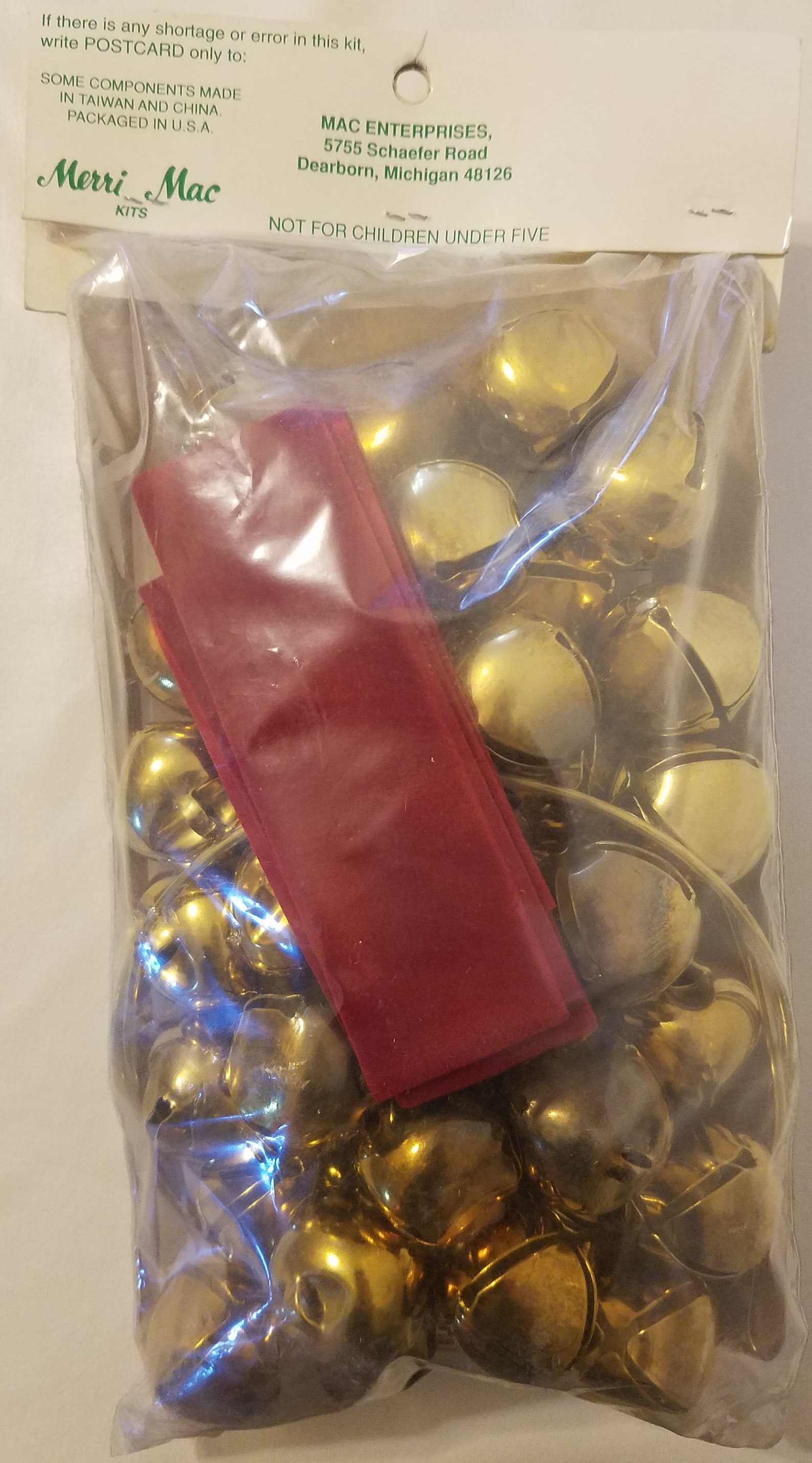 Vintage Large Gold Metal Jingle Bell Wreath or Candy Cane | Etsy