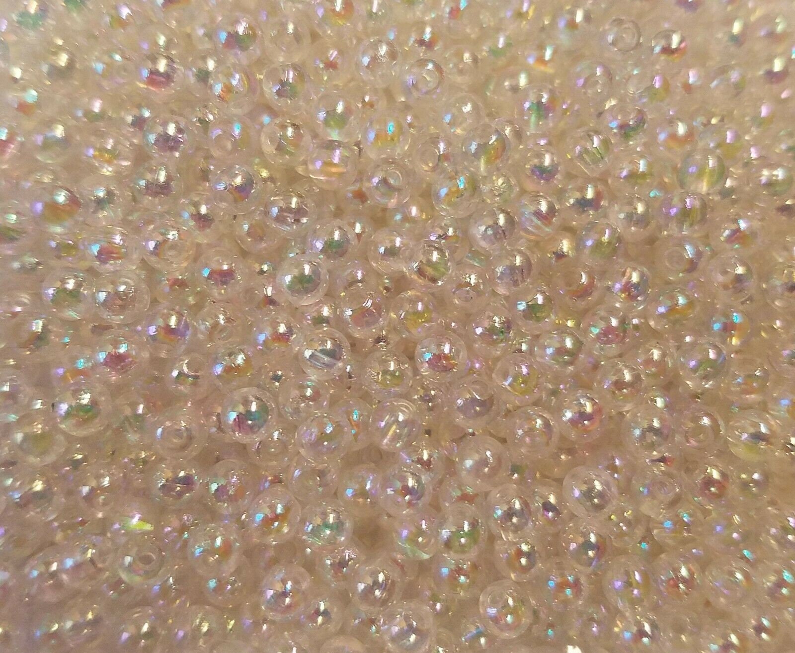 1000 Pcs Iridescent Transparent Crystal AB Plastic Bubble - Etsy