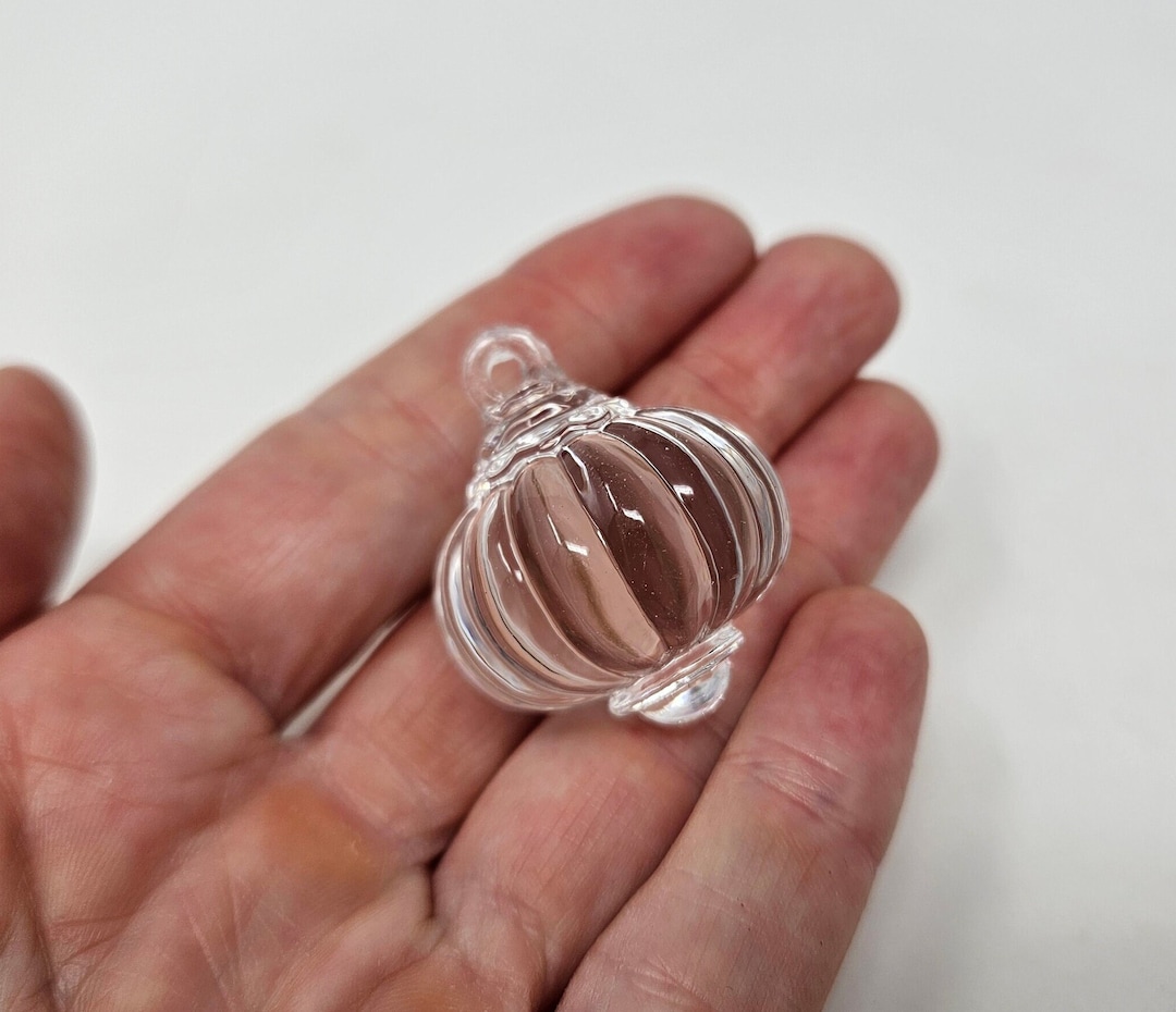 Pack of 15 Crystal Clear Fancy Drop Acrylic Plastic Pendants Beads ...