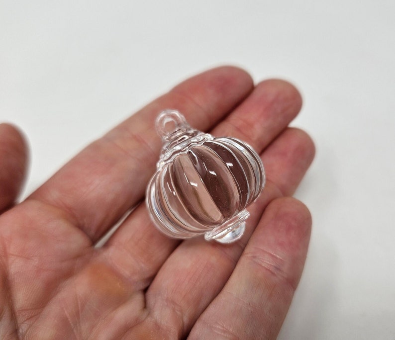 Pack of 15 Crystal Clear Fancy Drop Acrylic Plastic Pendants Beads ...