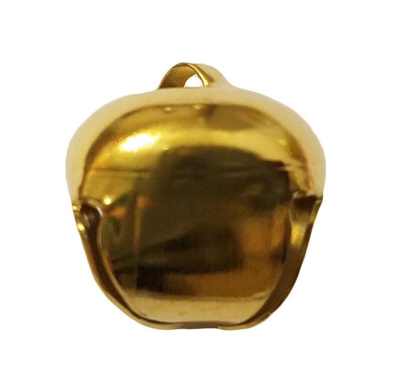Lot of 50 Shiny Gold Metal Jingle Bells for Christmas Crafts 20mm 3/4 ...