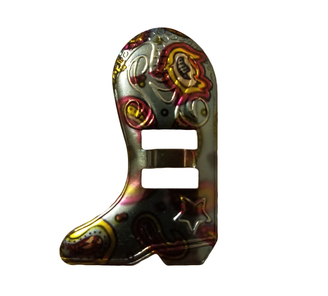 10 Pcs Cowboy Boot Metal Western Cowgirl Bolo Slotted Concho Slides ...