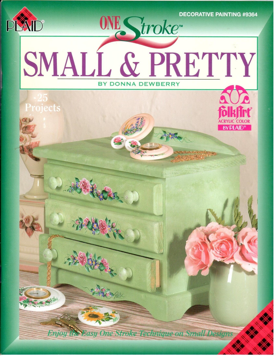 One Stroke Small & Pretty Dewberry Decorative Painting Patterns Craft ...
