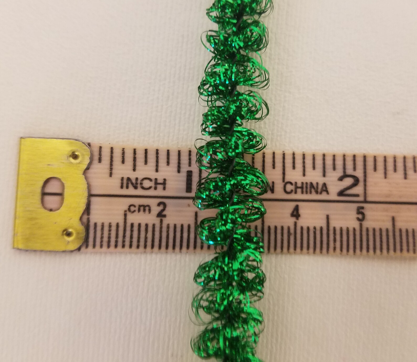 72 Pcs 12 Wired Pipe Cleaners Christmas Tinsel Curly | Etsy