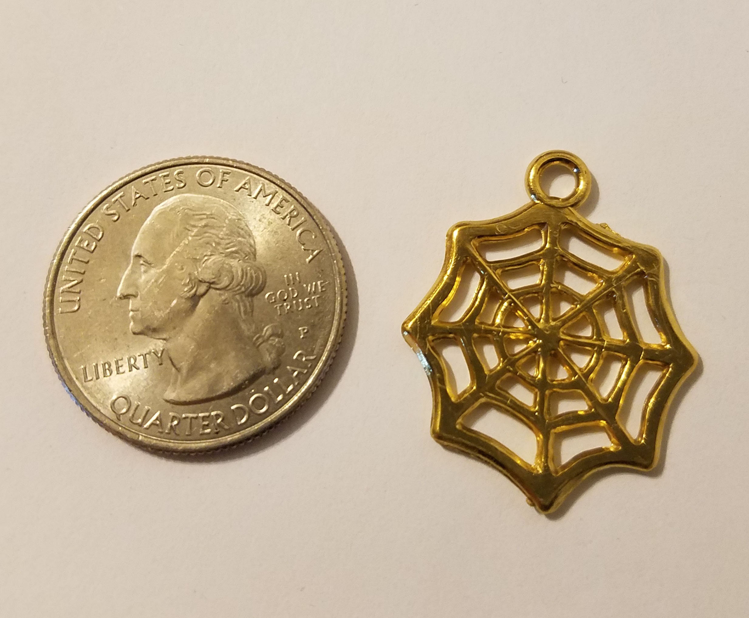 144 pcs Plastic Filigree Spiderweb Cob Web Halloween Charms | Etsy