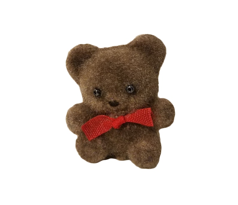 Lot of 12 Darice Craft 1" Miniature Flocked Teddy Bears - Etsy Canada