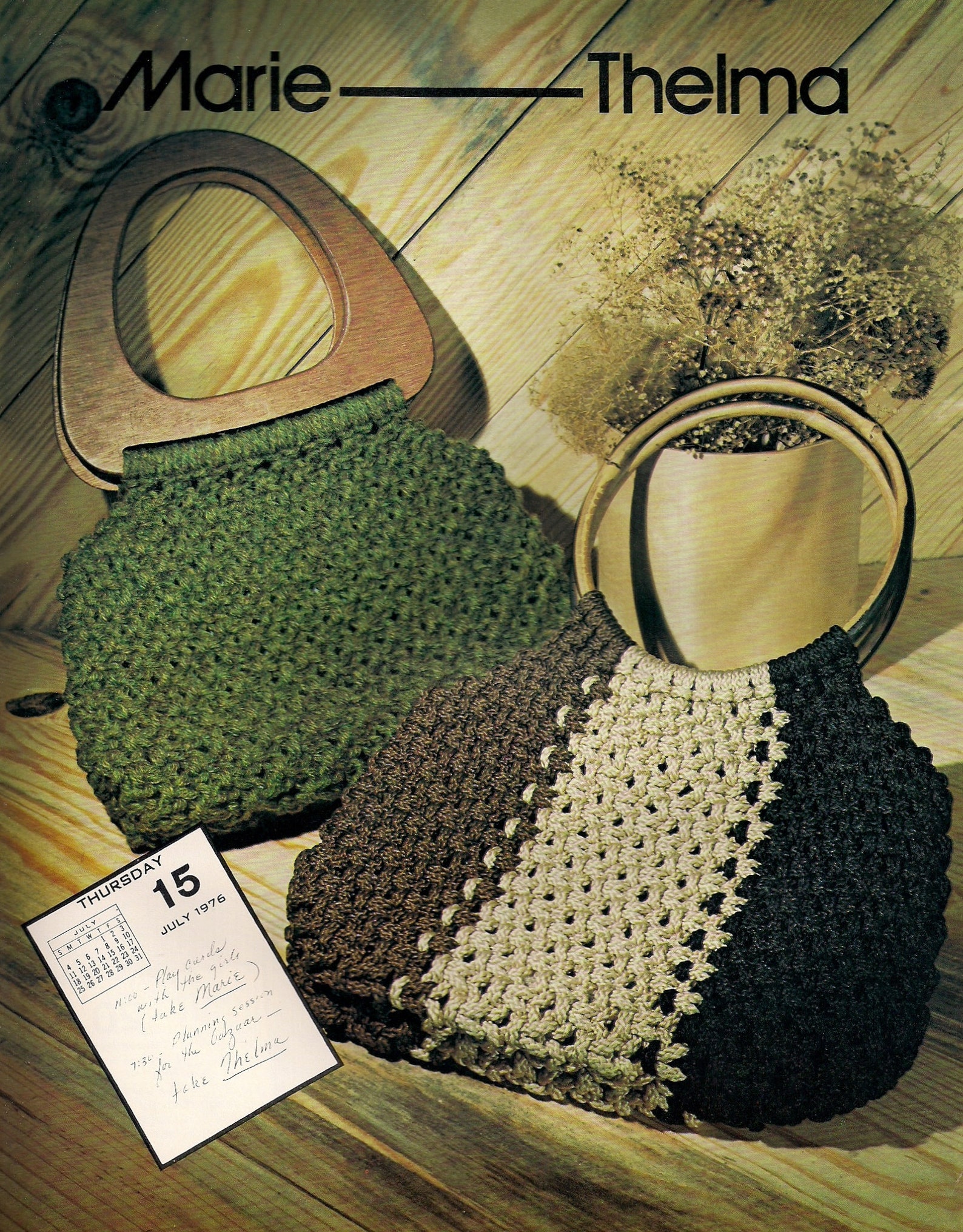 Vintage Purse Strings Vol. 2 Macrame Handbag Patterns - Etsy