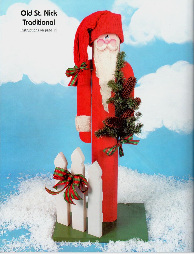 Timber People Wood Yard Decor Patterns Decorative Tole | Etsy