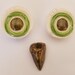 Vintage Ceramic Owl Eyes & Beak Beads for Macrame Owl - Etsy