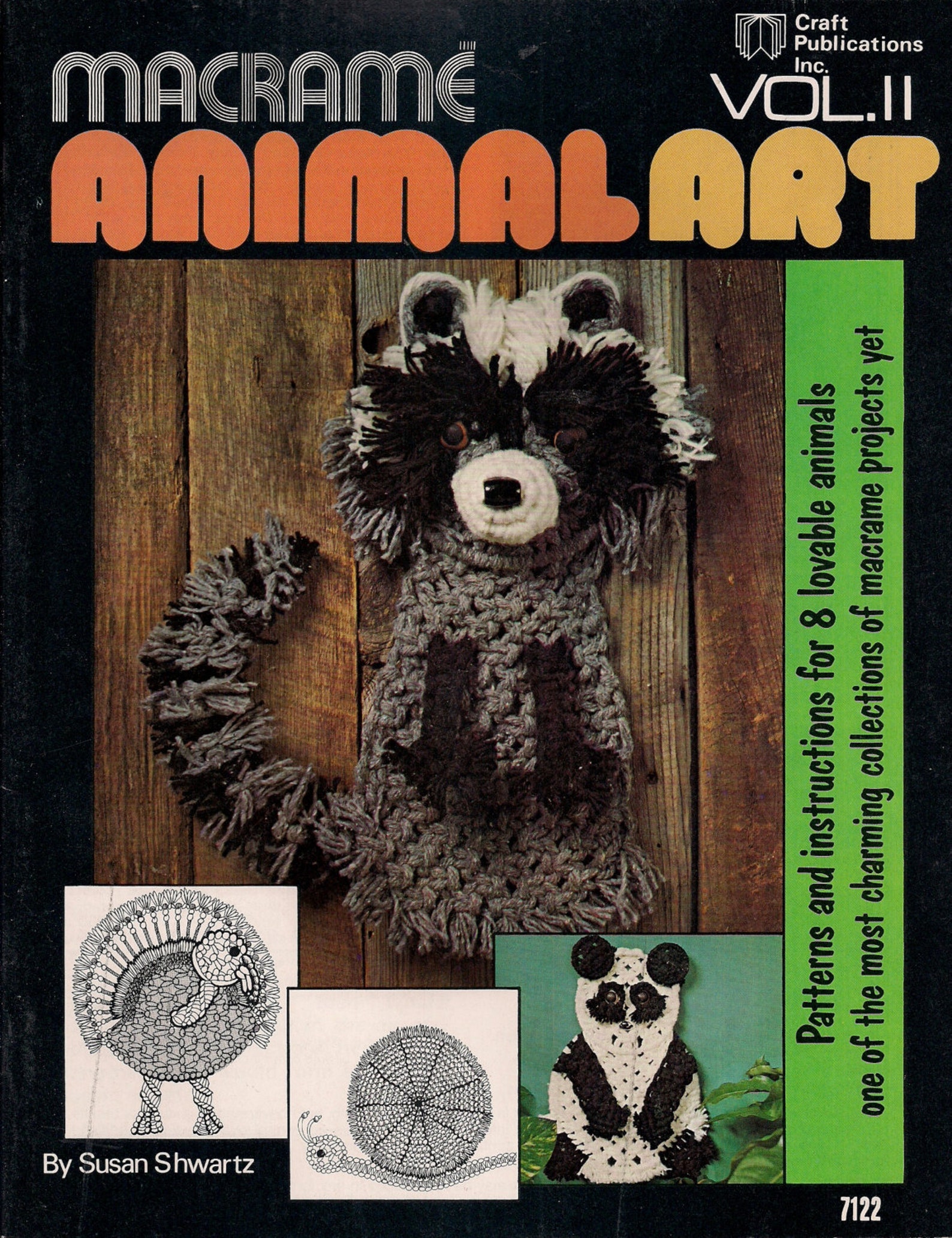Craft Book Macrame Animal Art Vol. II Patterns & | Etsy