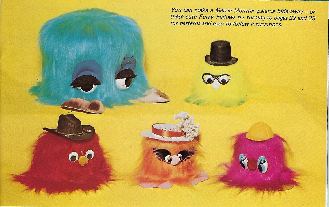 You Can Make Furry Novelties Vintage Fur Animal, Monsters, Doll Making ...