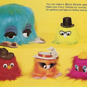 You Can Make Furry Novelties Vintage Fur Animal, Monsters, Doll Making ...