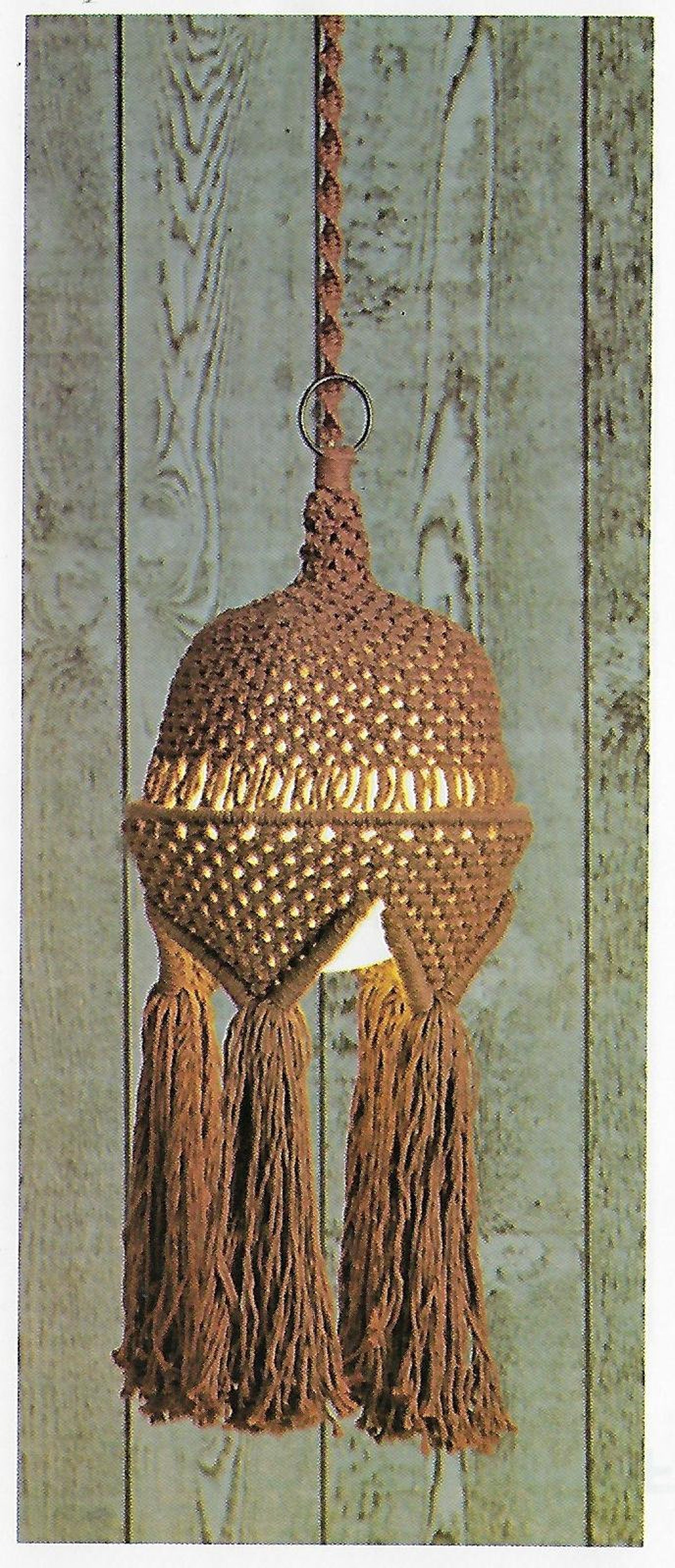 PDF ONLY - the 1977 Macrame Craft Calendar Book Downloadable Patterns ...