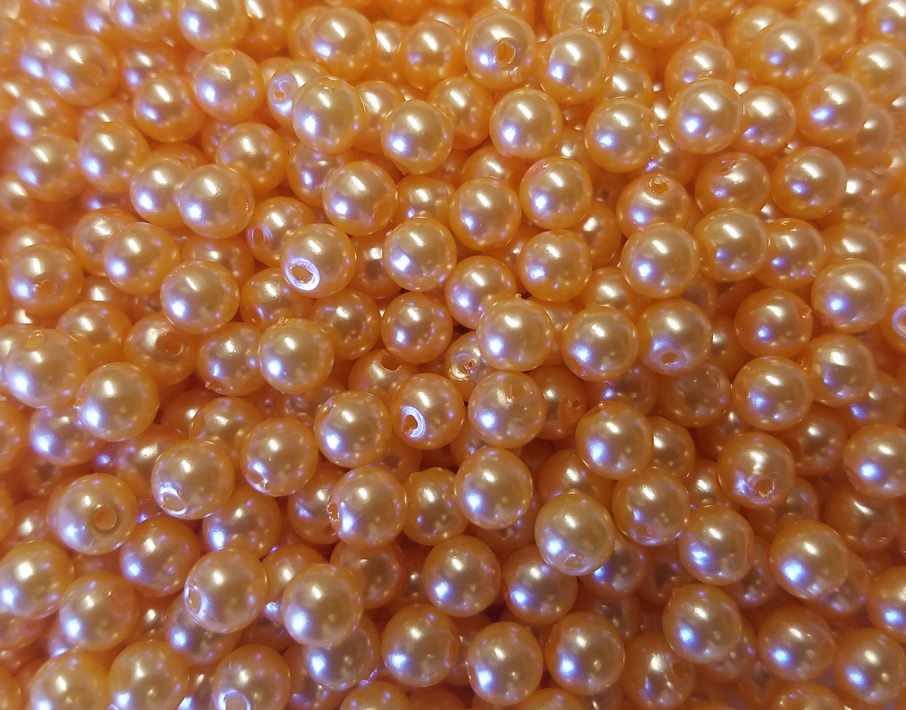 Lot of 1000 Loose Artificial Plastic Pearls 6mm Small Round | Etsy
