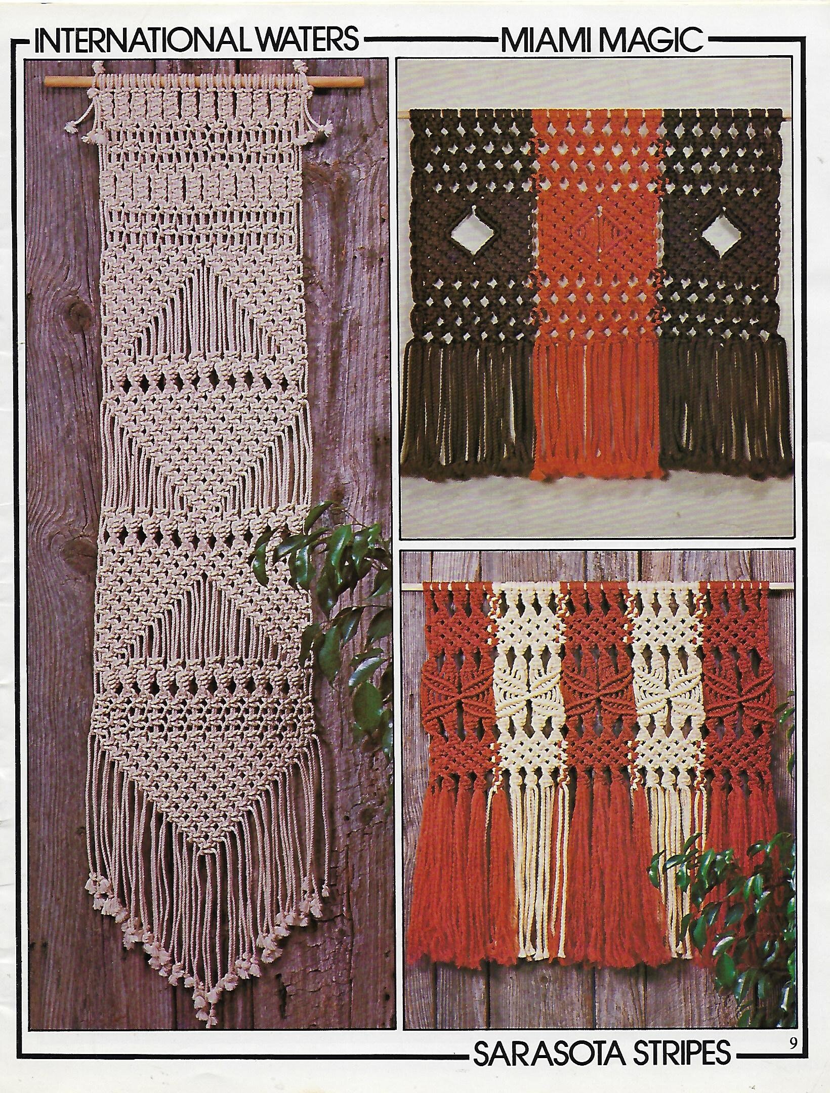 PDF ONLY Wall Decorating With Macrame Wall Hangings Patterns | Etsy