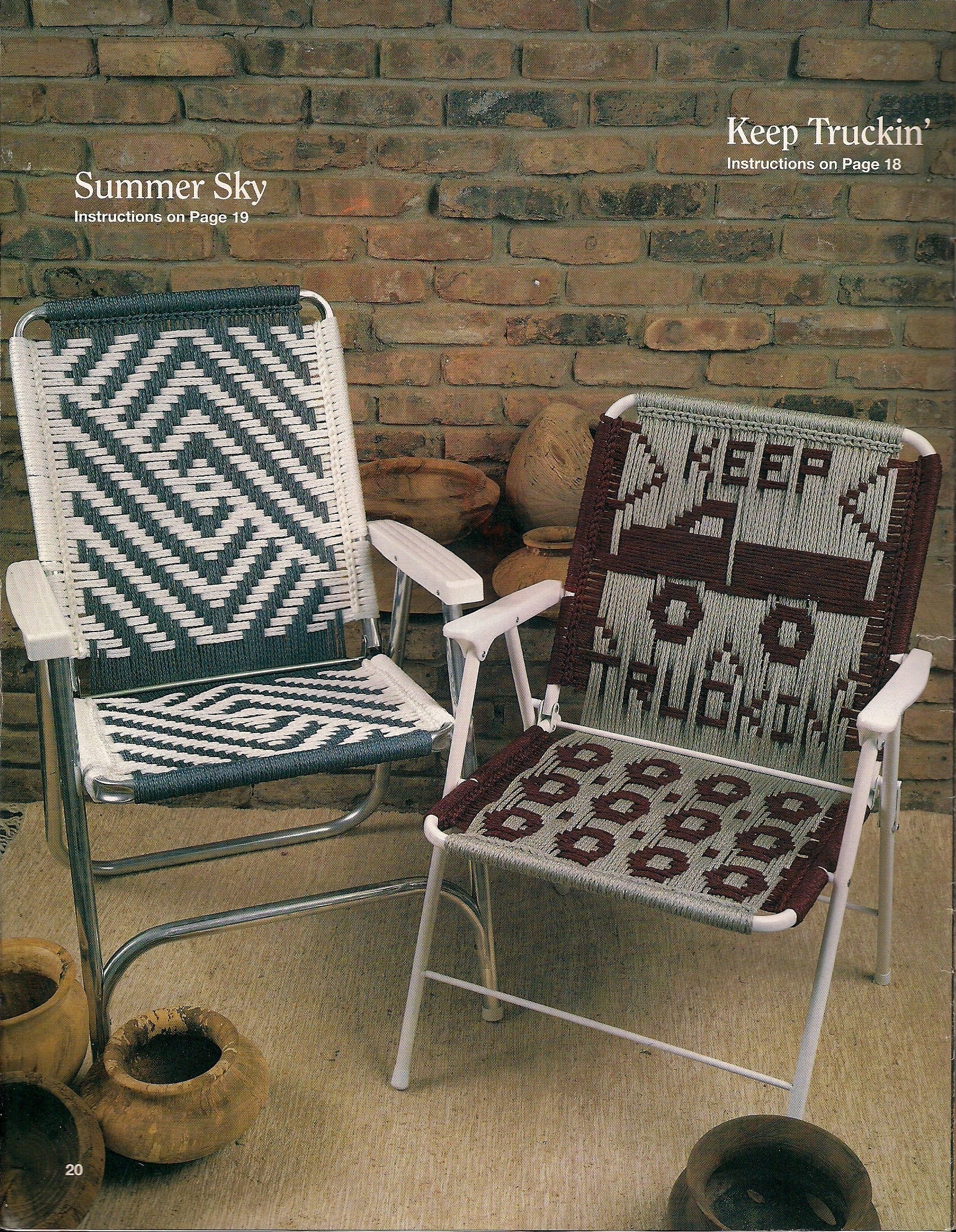 PDF ONLY Macrame Chairs for the Seasons Corded Lawn Chair | Etsy