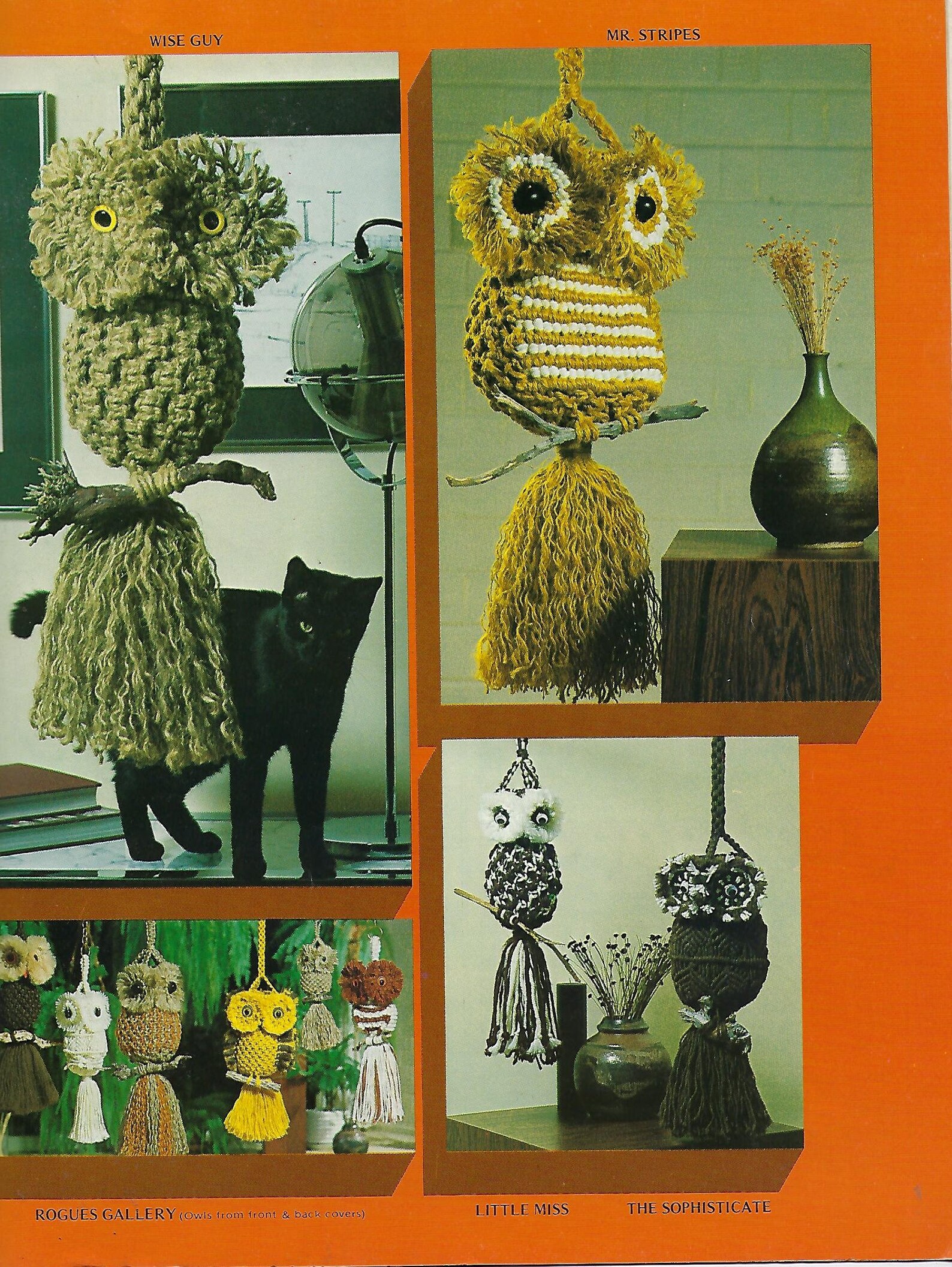 PDF ONLY Rascals Vintage Macrame Owl Patterns Downloadable - Etsy