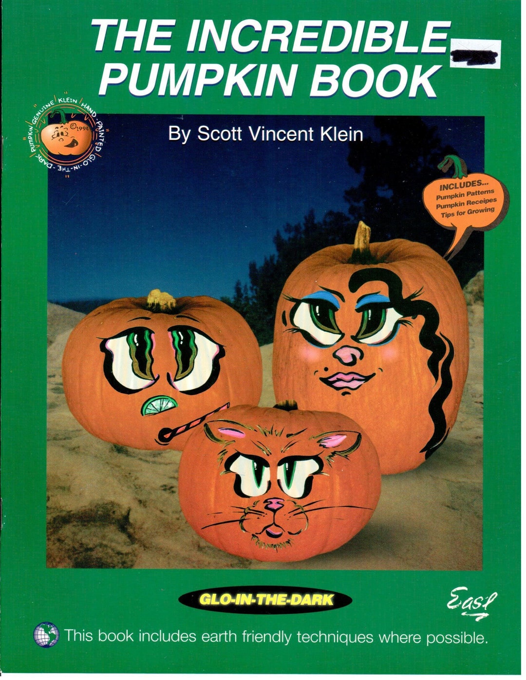 The Incredible Pumpkin Book Halloween Painting Patterns & Recipes Craft ...