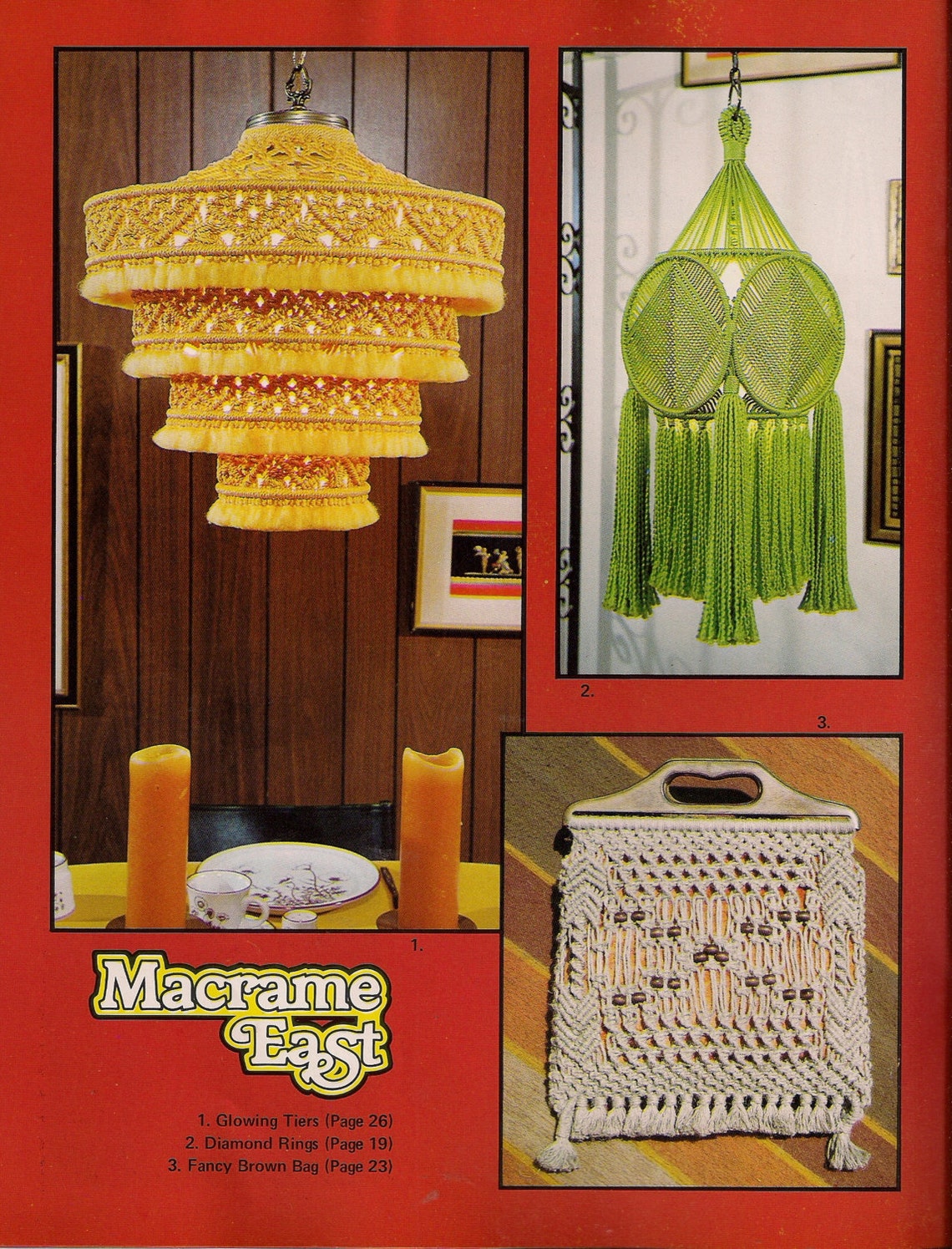 Craft Book Macrame East Patterns & Instructions - Etsy