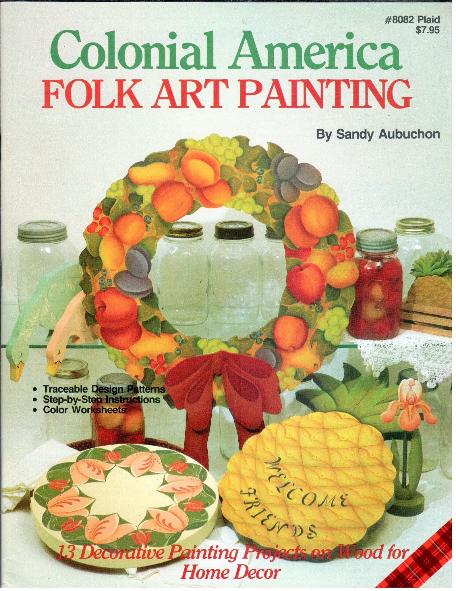 Colonial America Folk Art Decorative Painting Patterns Craft - Etsy