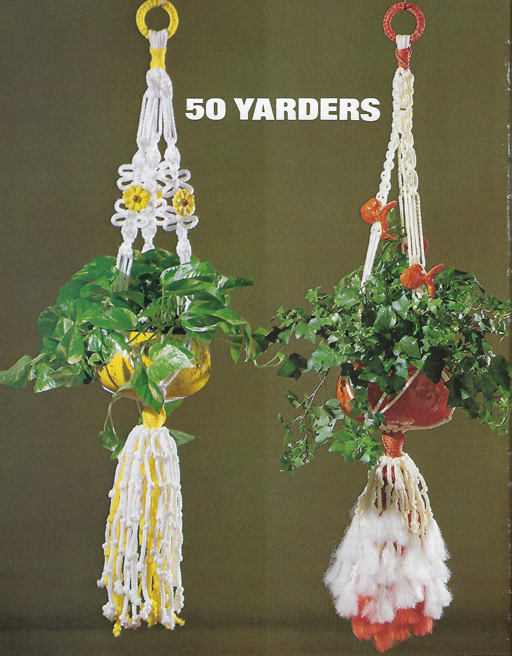 MM311 Vintage the Macrame Book With Owl Flower & Plant | Etsy