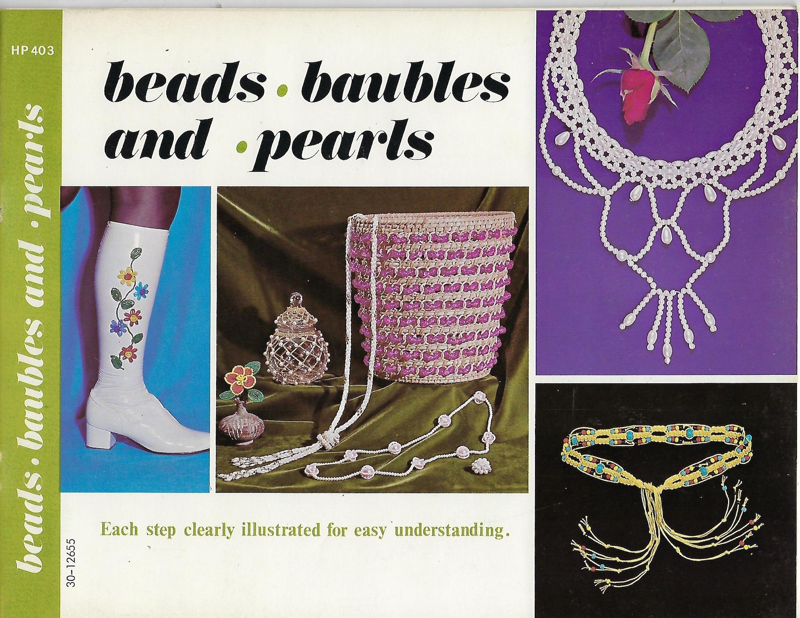 Beads, Baubles, and Pearls Jewelry Beading Instructions With Crochet ...