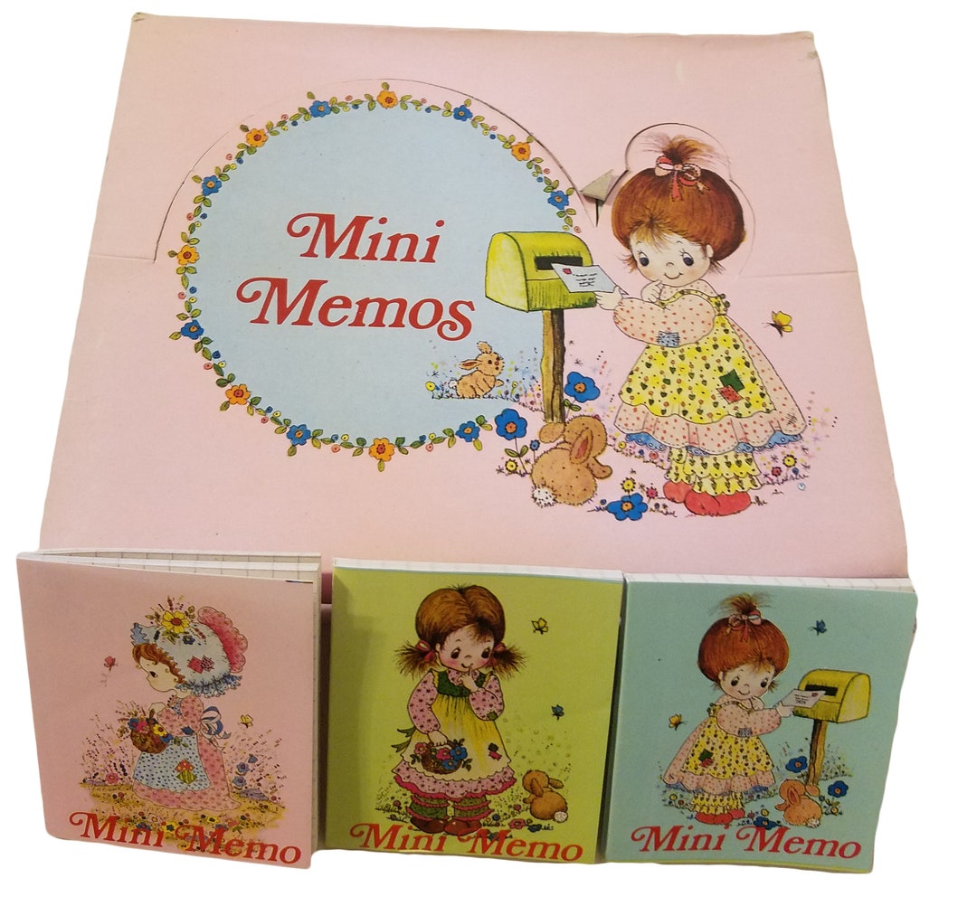 Pack of 12 New Vintage 1980's Mini Memo Notebooks Notepads School ...