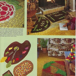 Let's Cut a Rug Vintage Rug Making With Carpet Scraps Craft How to ...