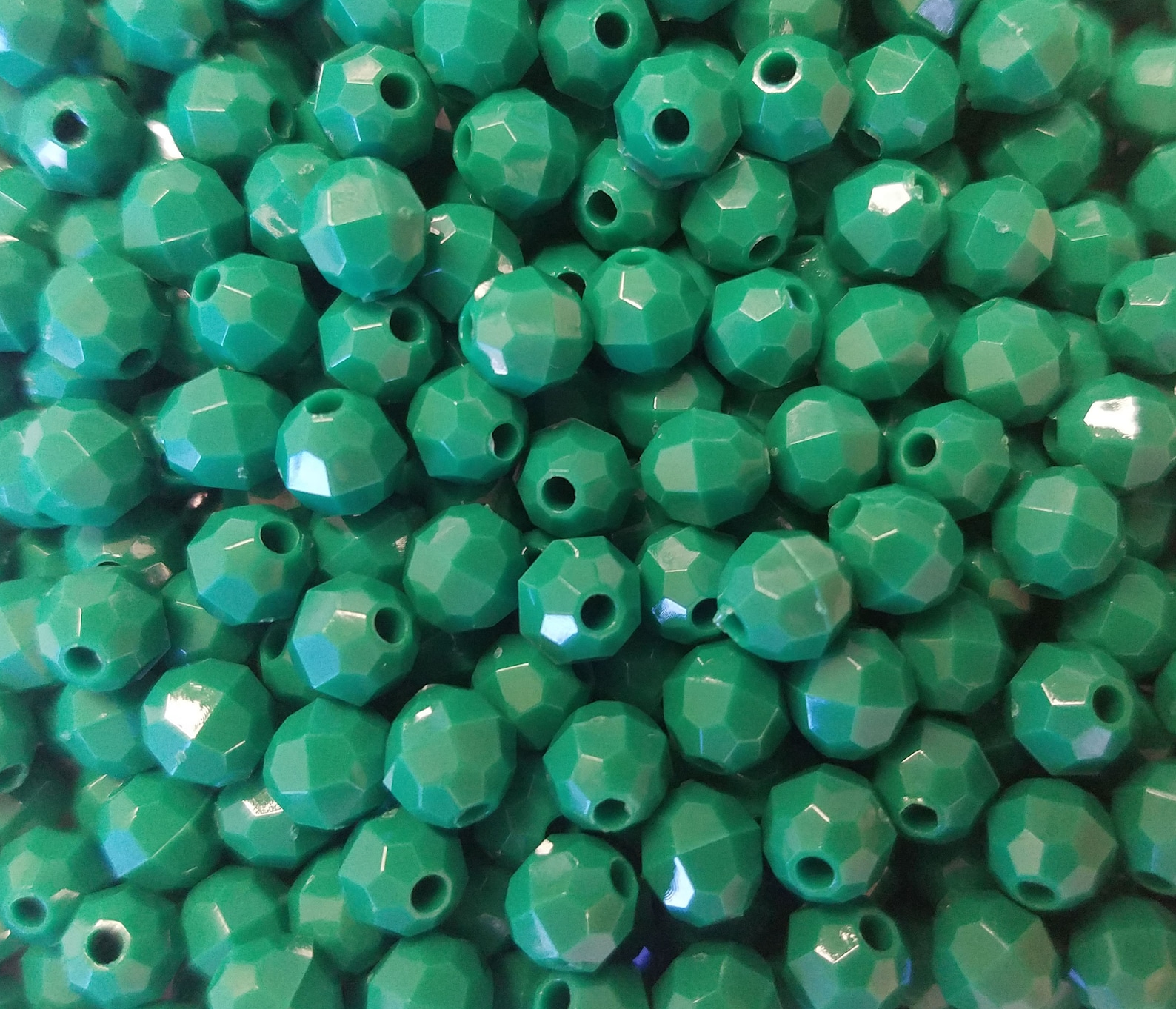1,000 Pcs Crystal Faceted 6mm Round Plastic Acrylic Craft Beads - Etsy