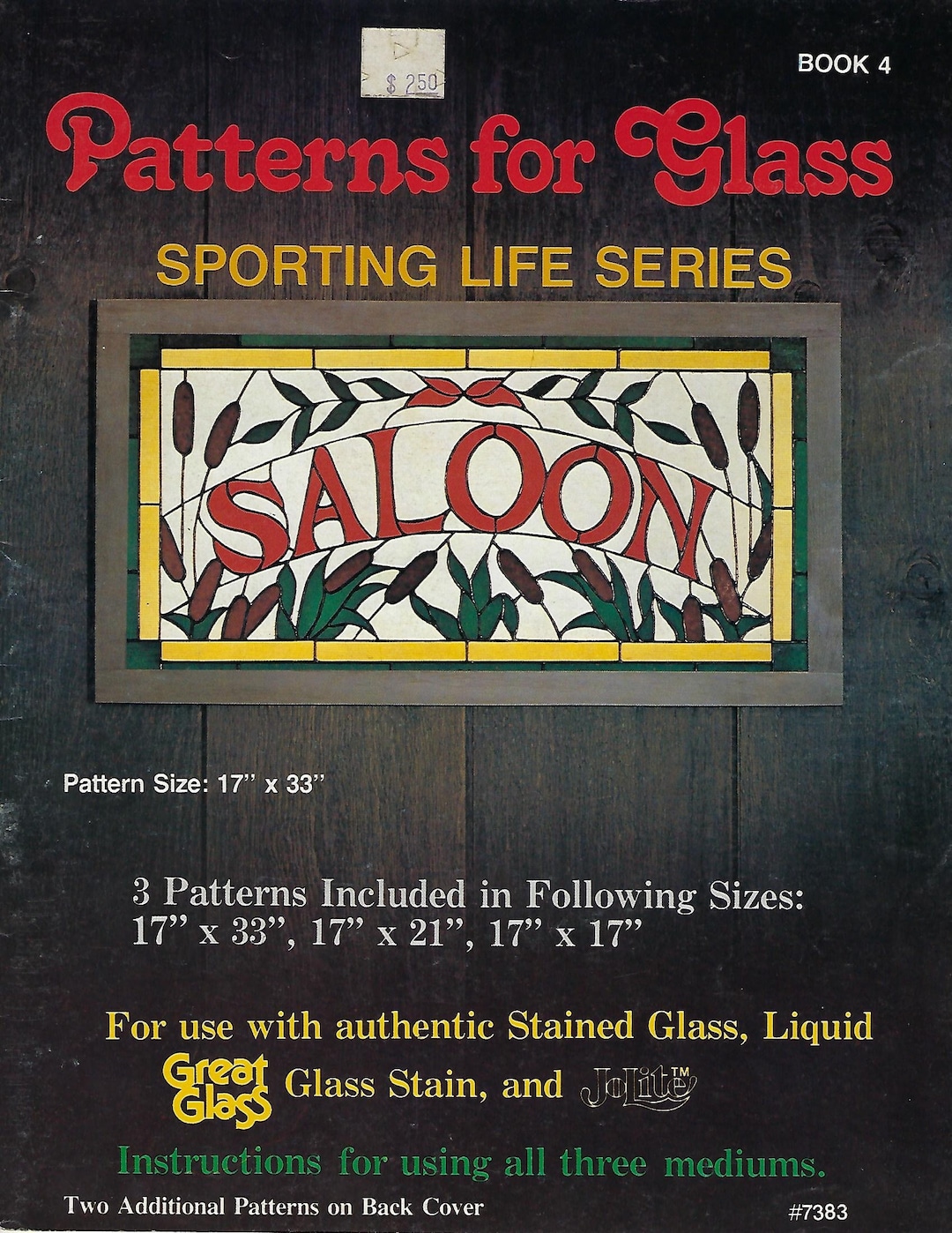 Saloon, Sailboat, & Hot Air Balloon Patterns for Glass Sporting Life ...
