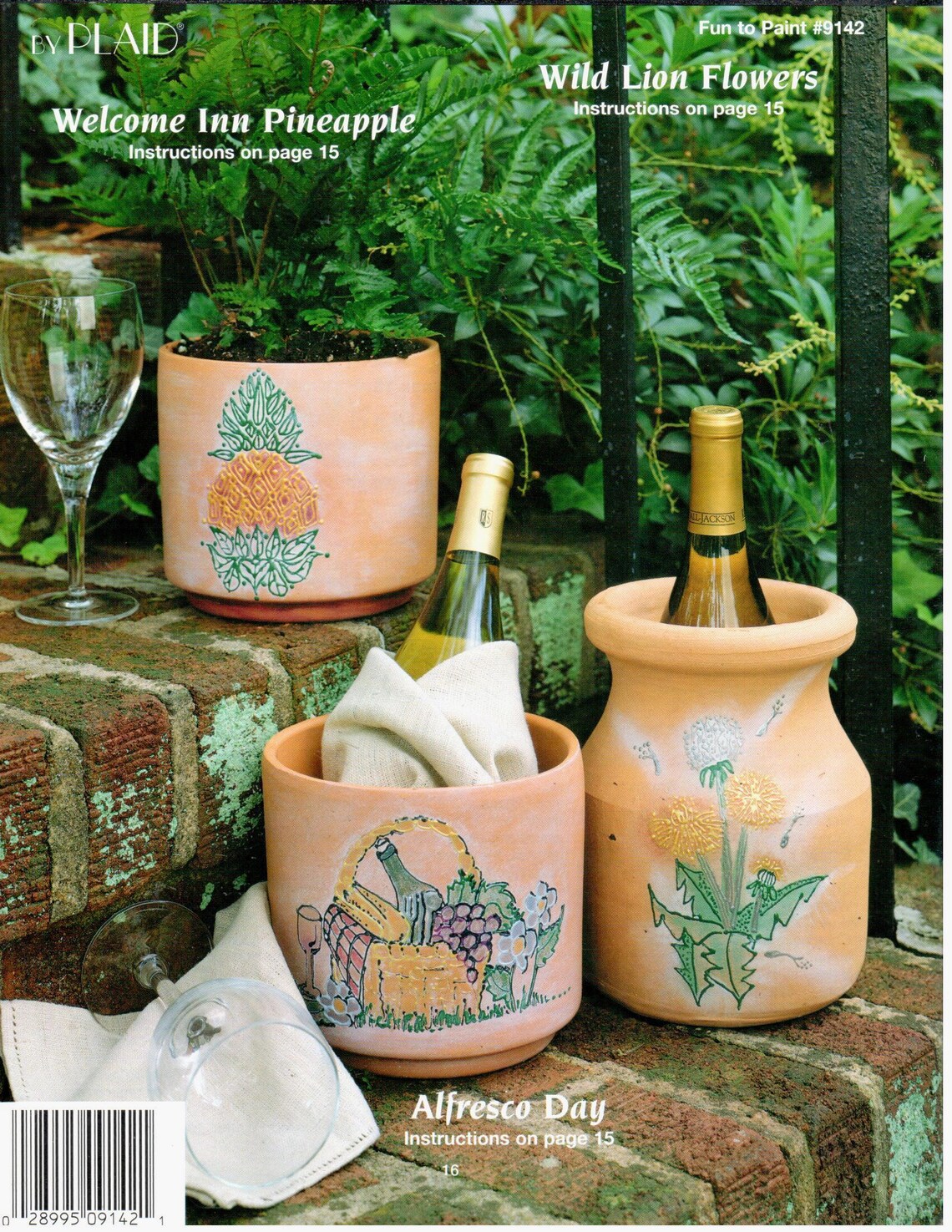 Decorated Clay Pots Garden Planters Decorative Painting Craft Book ...