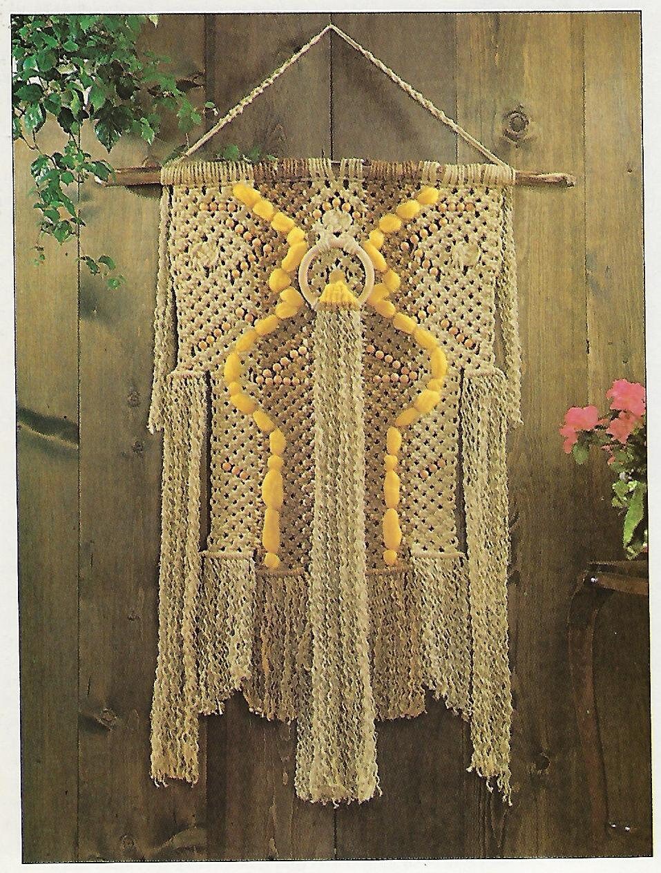 Macrame A Designers Collection Wall Art Hanging Patterns Craft Book - Etsy