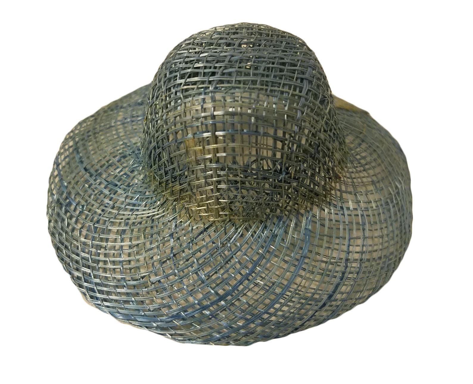 Pack of 12 Vintage 3" Miniature Natural Sinamay Woven Sun Hats Barbie ...